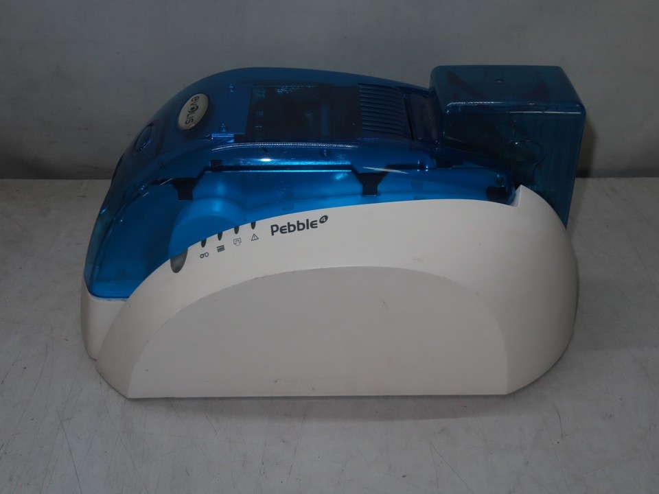 Evolis Pebble 4 Basic Thermal Single-Sided Color Card Printer ...