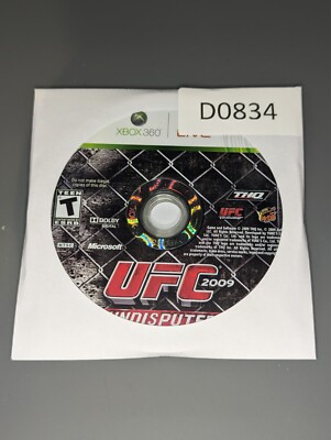 UFC Undisputed 2009 (Microsoft Xbox 360, 2009) **DISC ONLY** | eBay