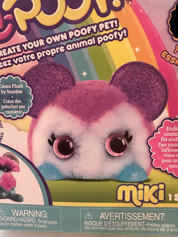 Ka-Poof Create your own Poofy Pet, 54 pieces 1 set Miki New | eBay