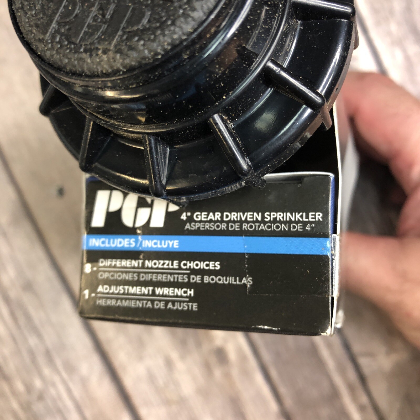 Hunter PGP-ADJ 4" Gear Driven Rotor Sprinkler 22-39 ft Adj Sprinkler ...