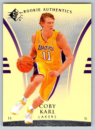 2007-08 SP Authentic - Rookie Authentics Retail #114 Coby Karl (RC) for ...
