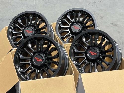 Set 4 18" AGP Heavy Duty Wheels 18x9 8x170 Rims Ford F-250 F-350 F250 ...