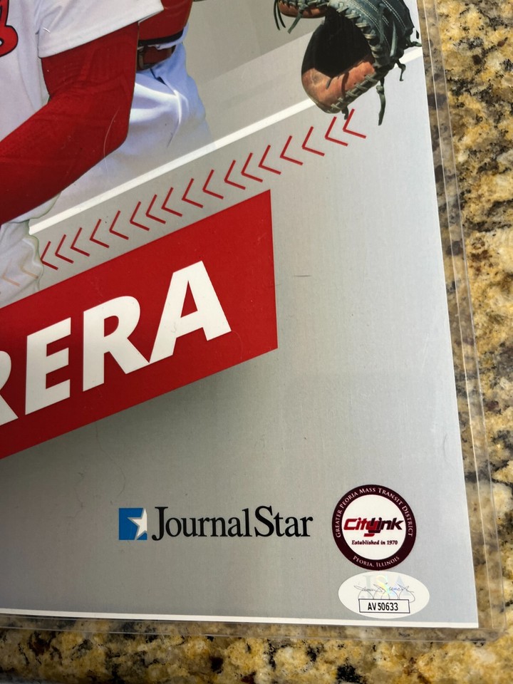 Ivan Herrera SIGNED 2019 Peoria Chiefs Poster St. Louis Cardinals Auto ...