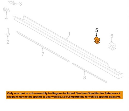 NEW OEM Genuine Ford Rocker Panel Molding Clip -W716503-S300 QTY.8 | eBay