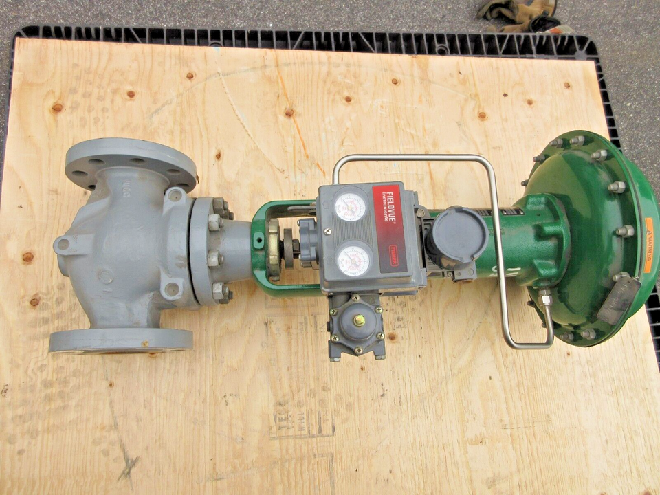 2-1/2" Fisher CL300 ED Control Valve 667 Size 40 Actuator DVC5010 ...