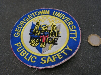PATCH POLICE ECUSSON COLLECTION USA police georgetown university | eBay