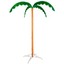 Deluxe Tropical LED Lighted Palm Tree Rope Light Holographic Trunk ...