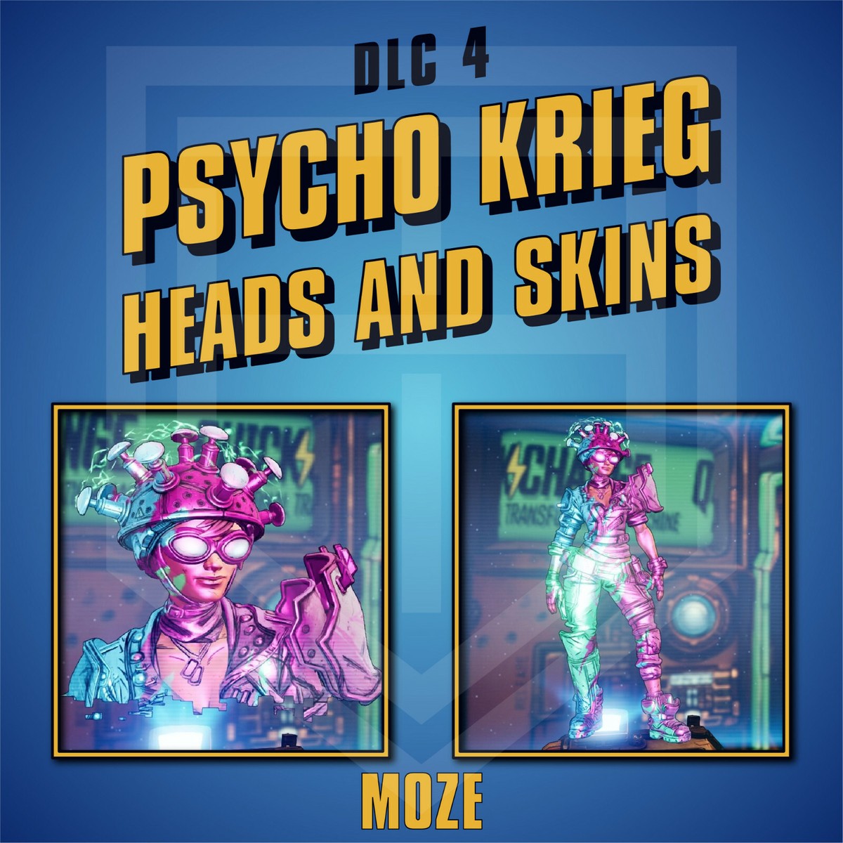 Borderlands 2 Krieg Heads