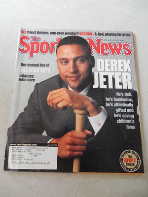 SPORTING NEWS Magazine, JULY 22, 2002, DEREK JETER Cover, PRIEST HOLMES ...