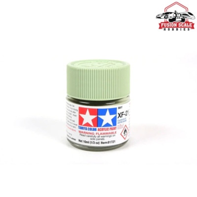 Tamiya Acrylic Mini XF-21 Sky 10ml Bottle | eBay