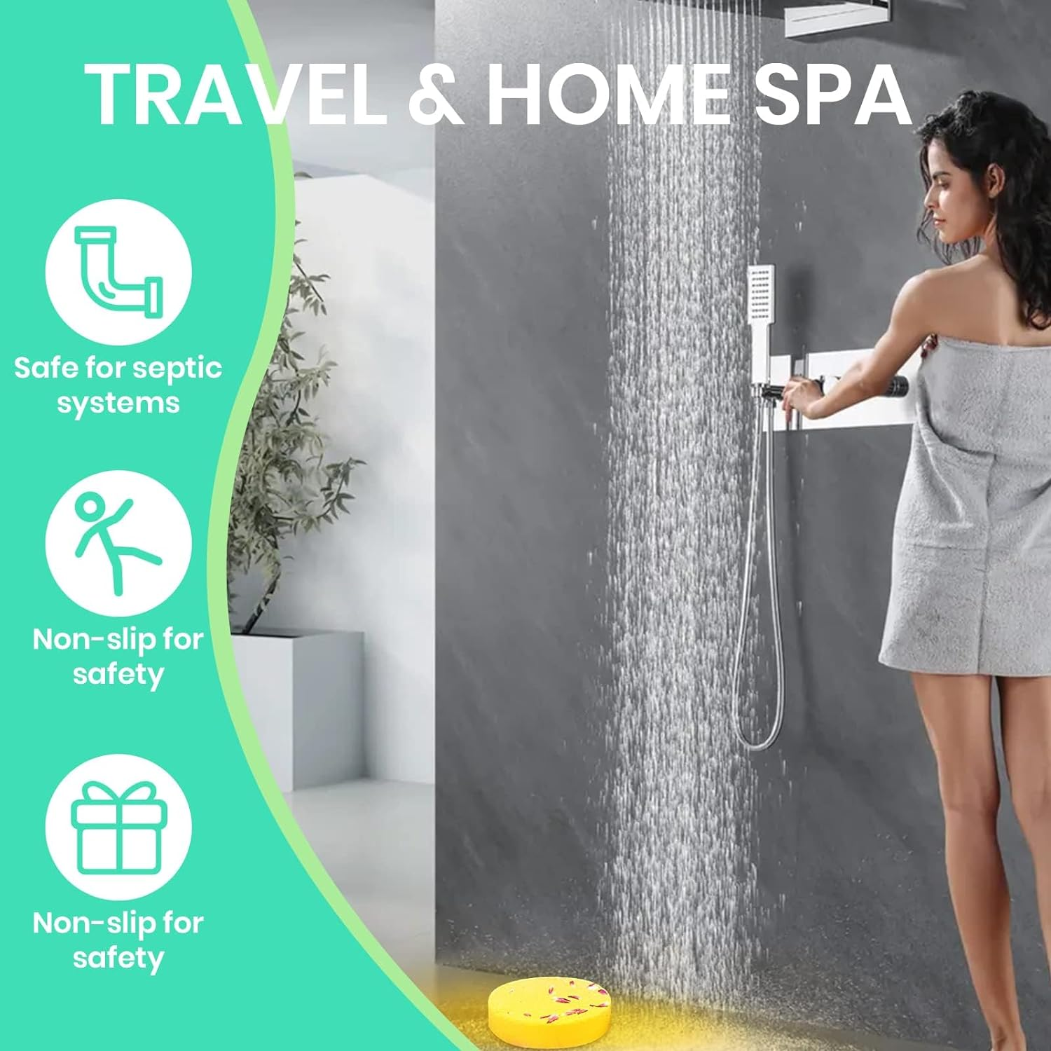 Shower Steamers Aromatherapy,8 Pack Shower Steamer Bombs with Essential ...