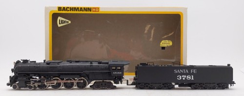 Bachmann 660 HO Scale Santa Fe 4-8-4 Steam Locomotive & Tender #3781/Box | eBay