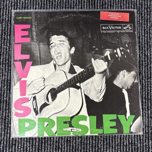ELVIS PRESLEY LP 1st Album RE RCA Victor LSP-1254(e) Orange Labels ...