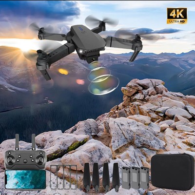 4K Mini-Faltbar FPV Drohne Mit HD Dual Kamera Selfie RC Quadrocopter ...