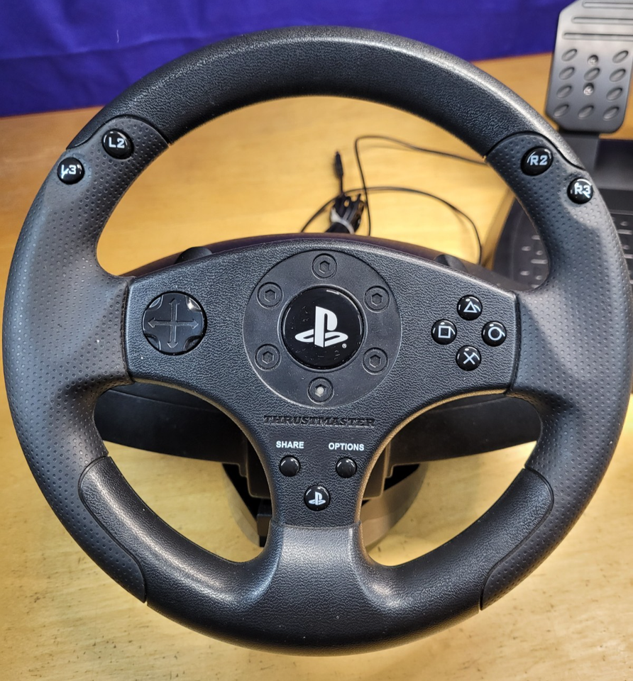 Playstation THRUSTMASTER T80 Racing Wheel & Pedal - PS3 PS4 USB Connect ...