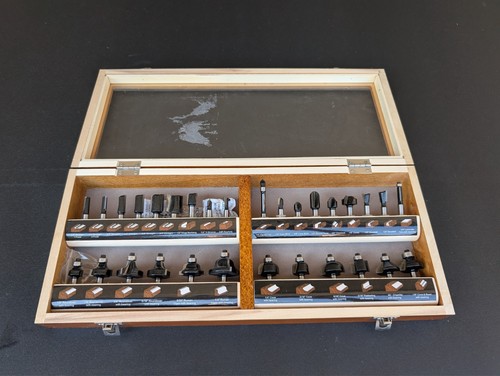 SKIL 30-Piece 1/4" Collet Router Bit Set Gently used | eBay