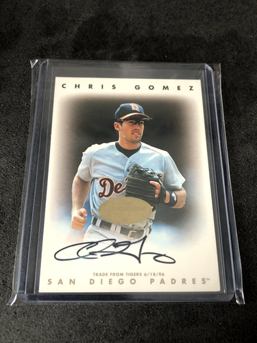 Chris Gomez 1996 Leaf Signature Series Gold Autograph /500 | eBay