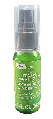 b-Pure Tea Tree Night Lotion 1 fl. oz. Ideal for Blemished Skin Travel ...