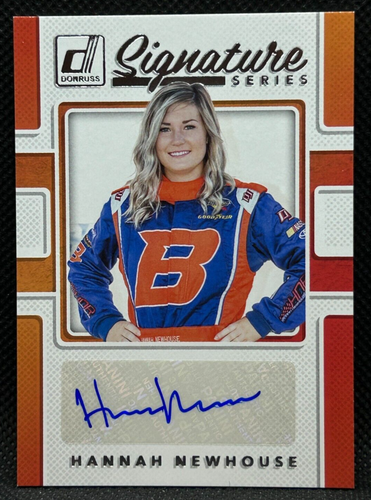 2018 Donruss Racing - Hannah Newhouse SS-HN - 'Signature Series ...