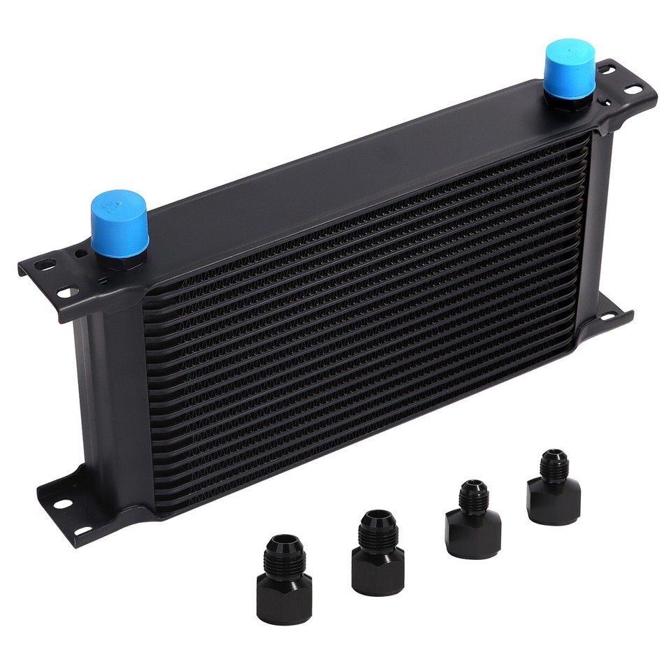 Oil Cooler 19 Rows 10AN Stacked Plate Transmission Engine Cooler ...