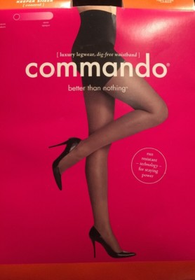 Commando The Keeper Sheer Shaping Run Resistant Control Top Panty Hose ...