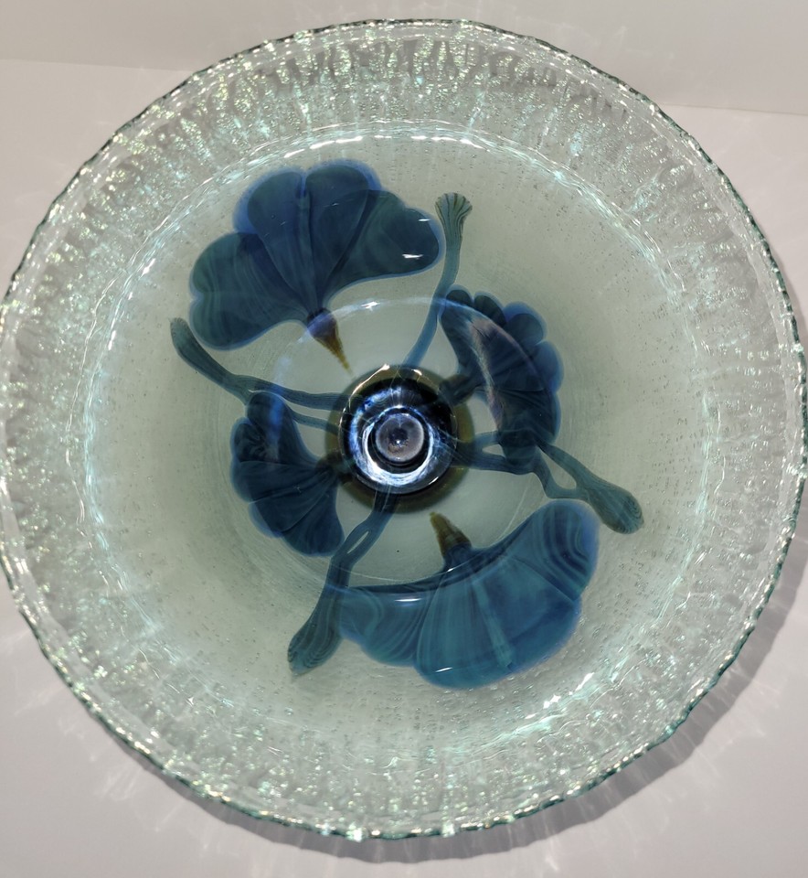 Vintage Signed Richard Satava Iridescent Art Glass Vase 1522 | eBay