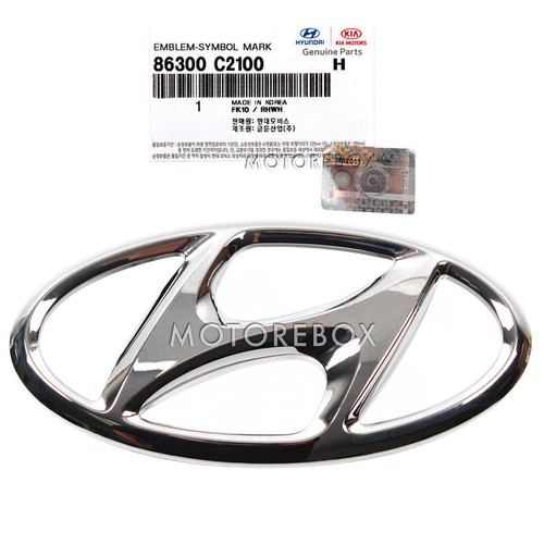 GENUINE Front Grille Emblem Symbol Mark 86300C2100 for 2015-17 Hyundai ...