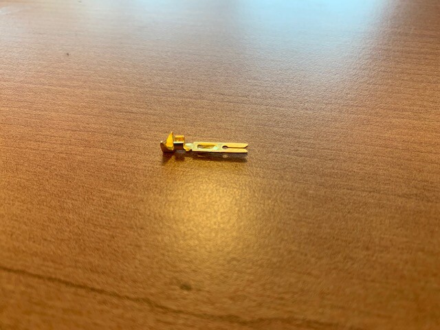 10 pieces original EDAC pin C crimp contacts male/fem gold-plated new ...