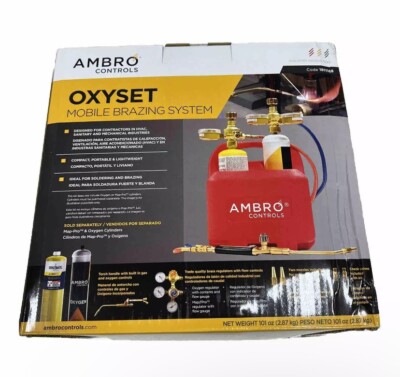 AMBRO CONTROLS 1811168 OXYSET TORCH Portable Brazing System | eBay