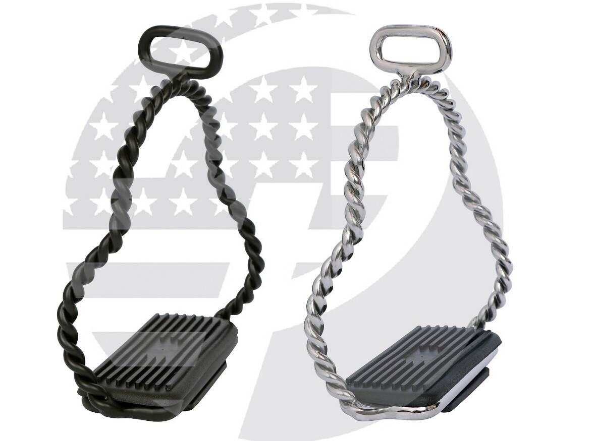 4.75 Inch Double Bent Stirrups Horse Riding Light Weight Stirrup ...