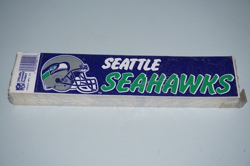 Vintage Official NFL Seattle Seahawks 3" x 10.75" NFL Bumper Stickers ...