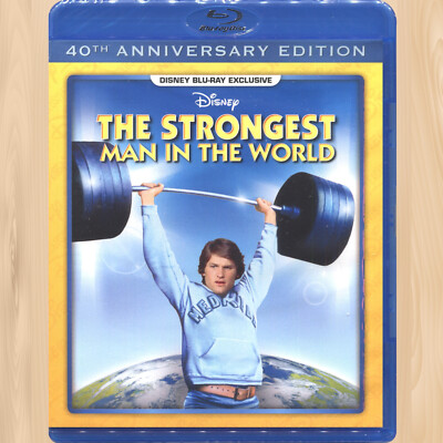 Disney THE STRONGEST MAN IN THE WORLD 40th Anniversary BLU-RAY ...