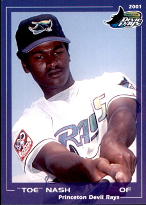 2001 Princeton Devil Rays Grandstand #20 Greg "Toe" Nash Sorrento ...