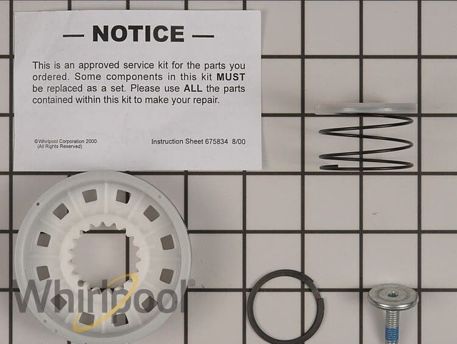 Genuine OEM Whirlpool W10734521 Washer Clutch Kit. D3 for sale online ...