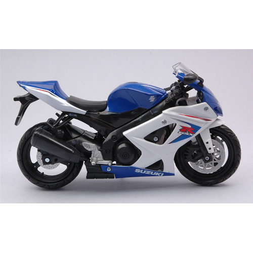 SUZUKI GSX-R1000 2008 Blue/White 1:12 New Ray Moto Modellino Nuovo ...