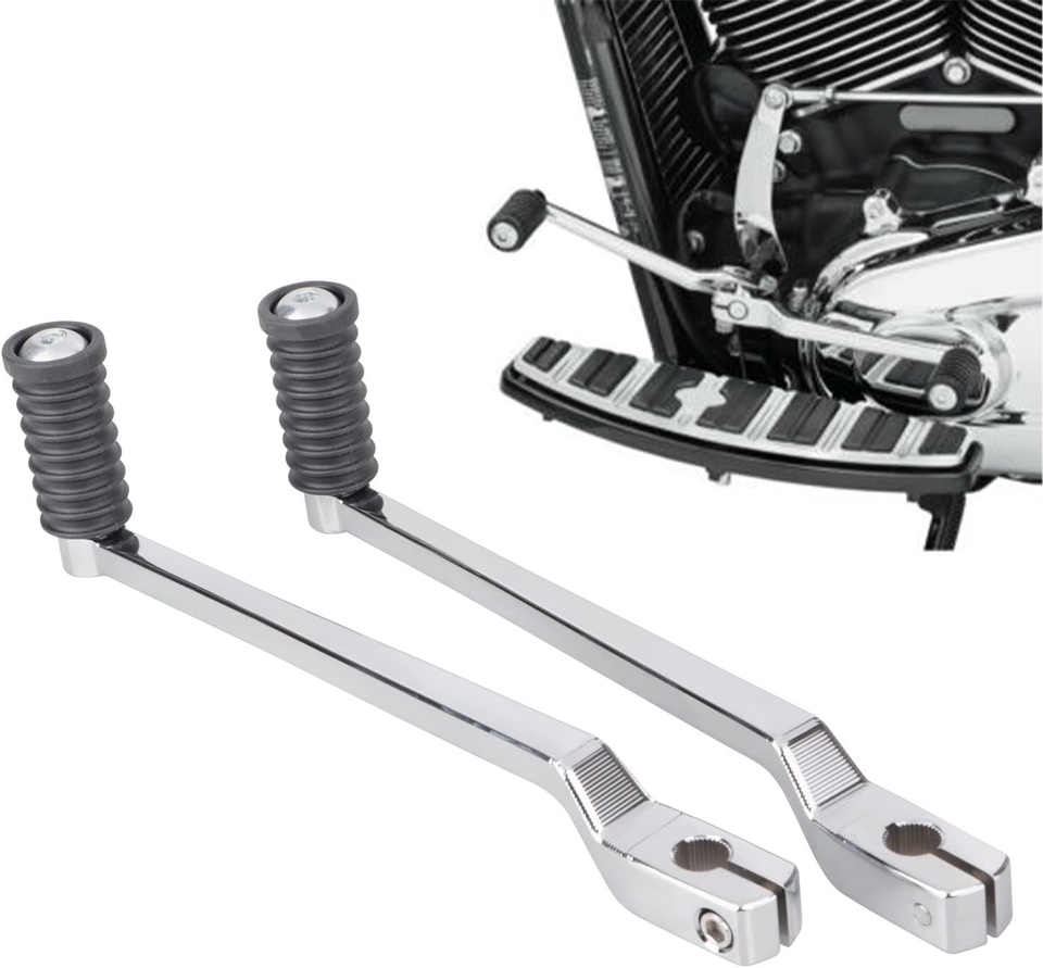 Billet Aluminum Chrome Heel Toe Extended Shifter Shift Lever W/Shifter ...