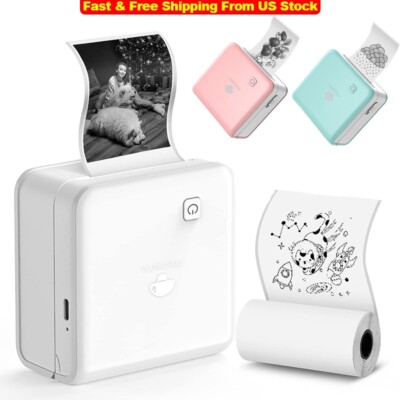 Phomemo M02 Pro 300dpi Portable Photo Printer Handheld Inkless Label ...