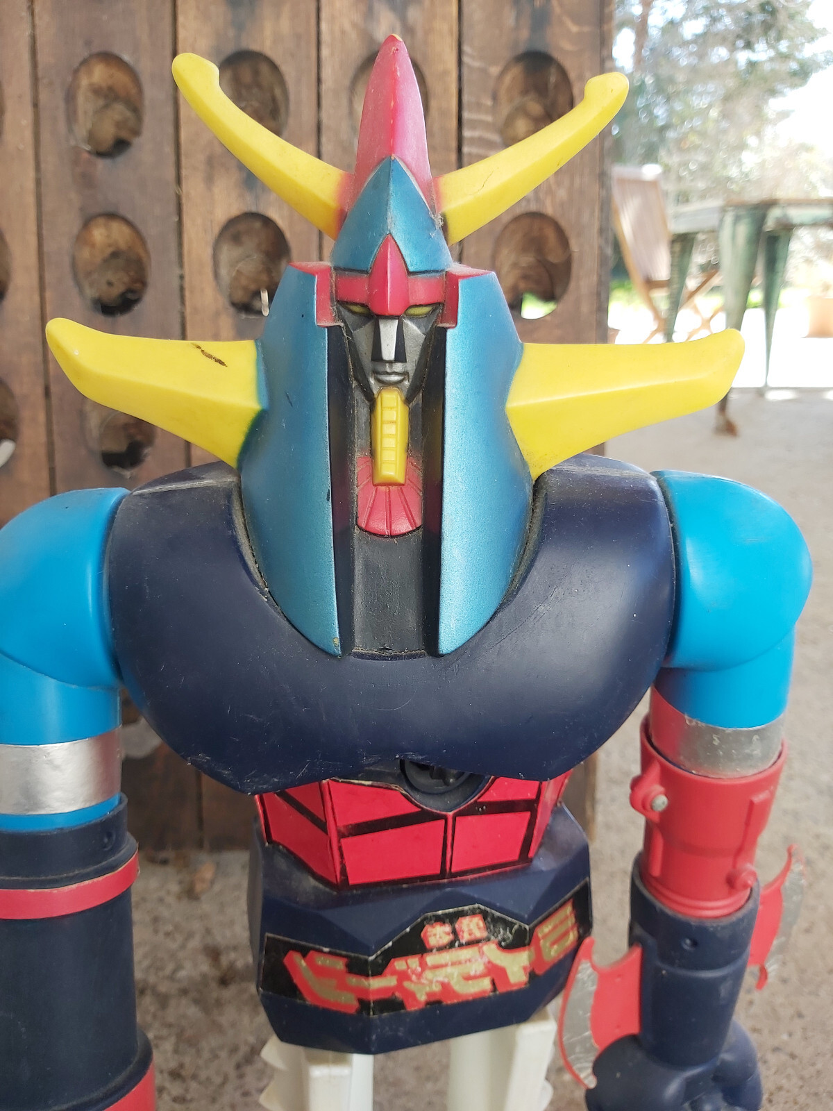 Jumbo Machinder Brave Raideen Figure 60cm 1975 Popy Toy Pvc Soft Vinyl ...