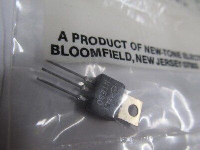 NTE80 NPN Silicon Transistor High Voltage Horizontal Driver ECG80 ...
