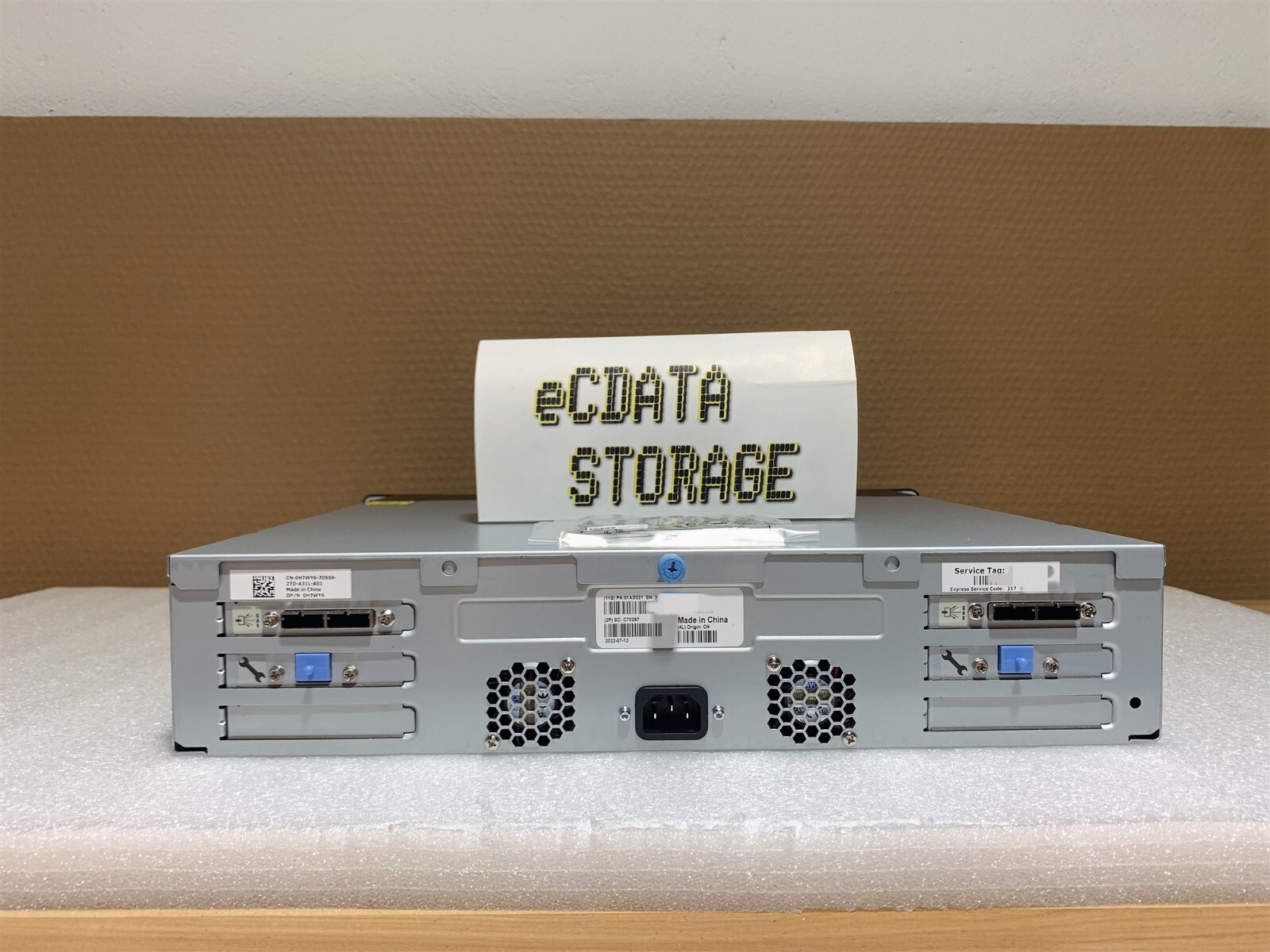 DELL 0H7WY6 PowerVault 114X Enclosure With 2x LTO7 SAS 38L7564 04M2FN ...