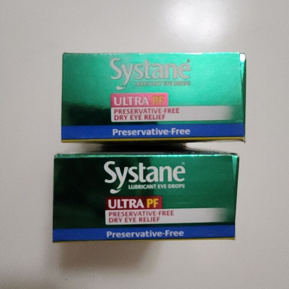 LOT OF 2 Systane ULTRA-PF Twin Pack 0.34 Fl Oz EXP-12/2025 & 4/2026 | eBay