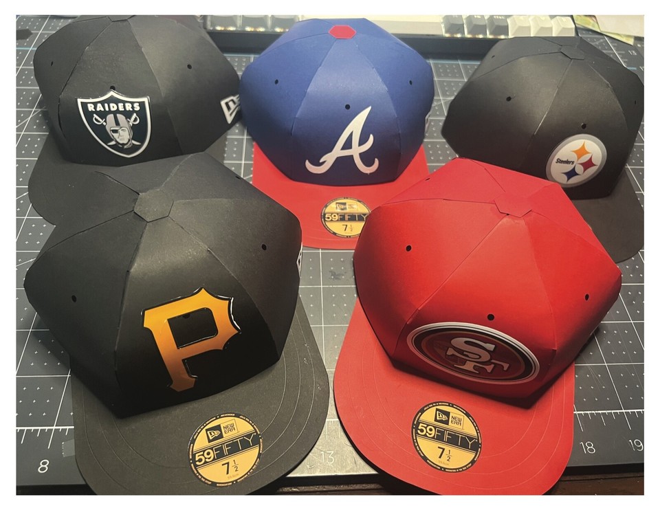 Sports Baseball Cap/ Favor/ Party Gift Box, DIY or Assembled, Big or ...