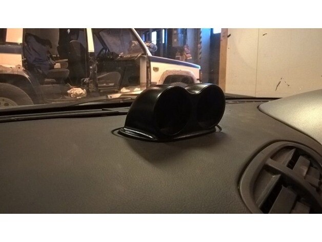 RX7 FD Gauge Pod 52mm Center Dash For MAZDA Double 1991 - 2002 3 Gen ...