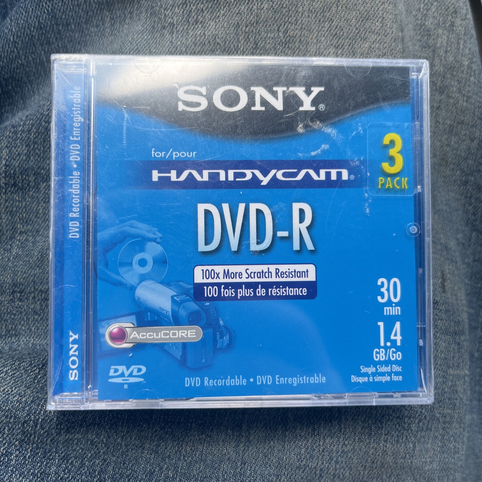 Sony Handycam DVD-R Blank Mini Discs 30 min 1.4 GB 3 Pack 27242621886 ...