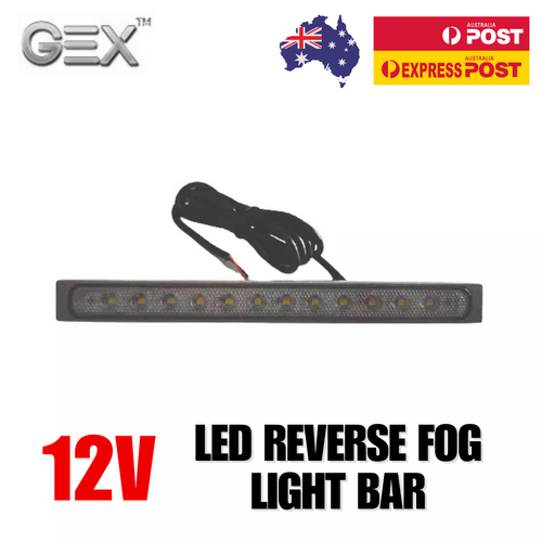 19cm 12V Mountable Led Reverse Fog Flood Work Light Bar 4WD 4x4 Truck ...