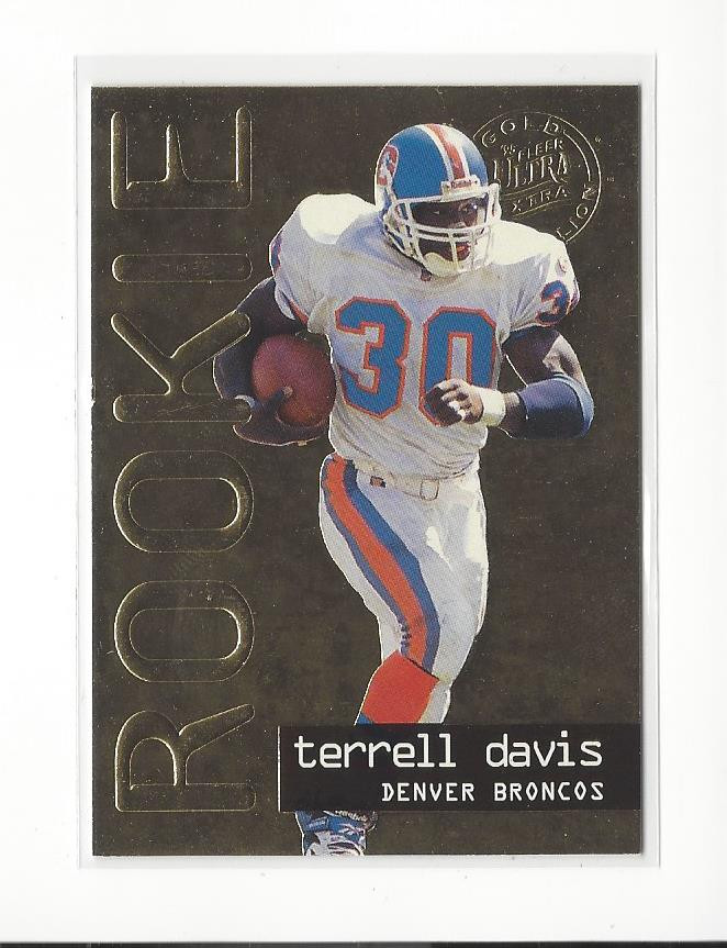 1995 Ultra Gold Medallion #430 Terrell Davis RC Rookie Broncos | eBay