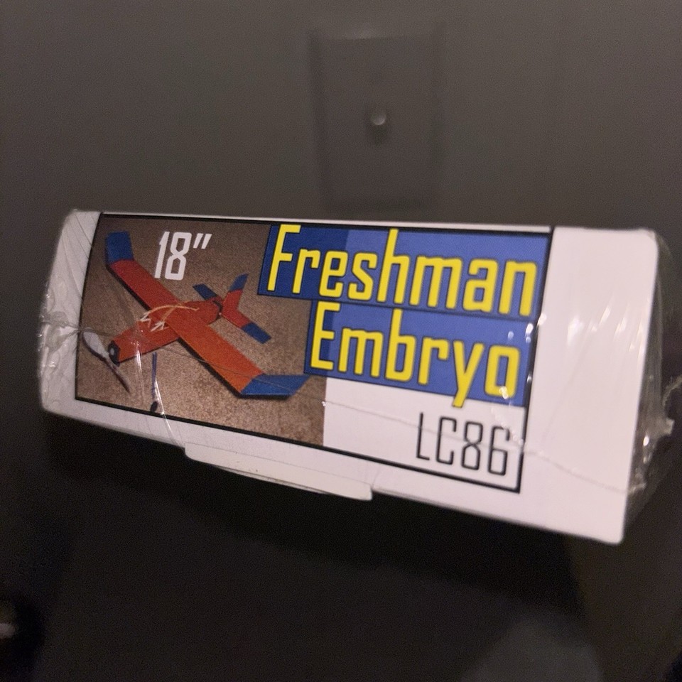 Freshman Embryo (LASER CUT) LC86 Easy Built Balsa Wood 18” Airplane Kit ...
