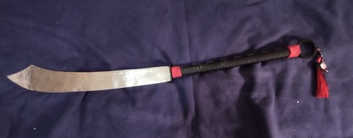 Chinese dadao double handed sword with 20" blade and 16" handle | eBay