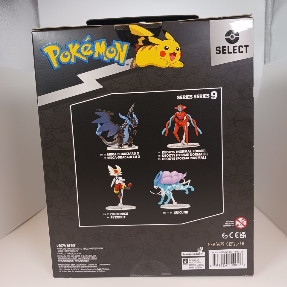 Pokémon Cinderace 6" Action Figure Articulated Toy Battle Pose Jazwares ...