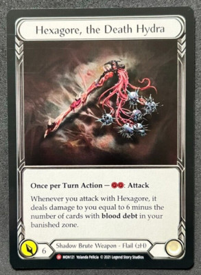 Flesh and Blood FAB - Hexagore, the Death Hydra - MON121 - Non-Foil 1st ...